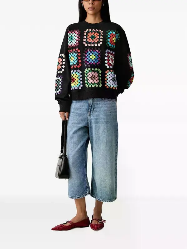 Essentiel Antwerp Sequin-embellished Sweatshirt