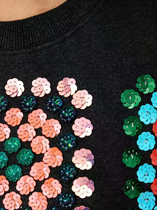 Essentiel Antwerp Sequin-embellished Sweatshirt