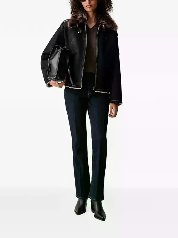 AERONAUTICA MILITARE Shearling Jacket