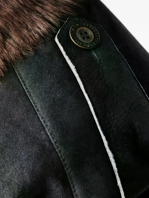 AERONAUTICA MILITARE Shearling Jacket