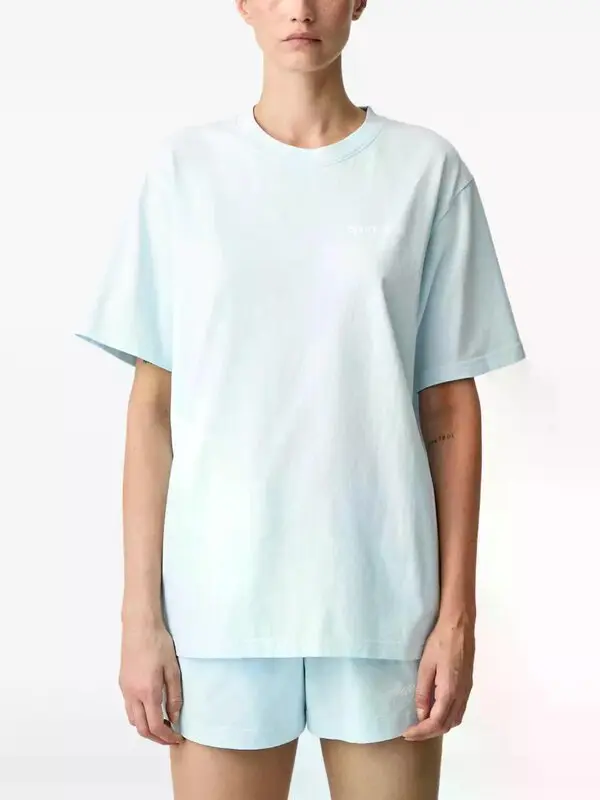 Sporty & Rich Logo-print T-shirt - Blue