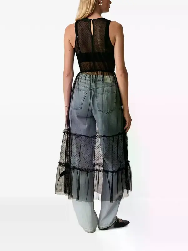 ALLSAINTS Polka-dot Tiered Dress