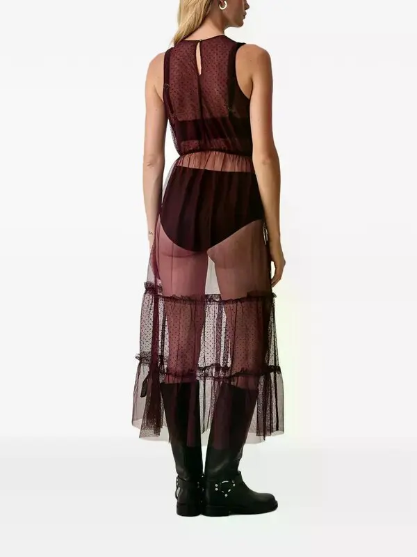 ALLSAINTS Ruffled Midi Dress
