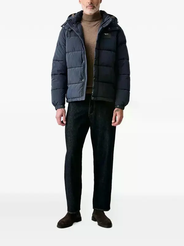 AERONAUTICA MILITARE Quilted Hooded Jacket