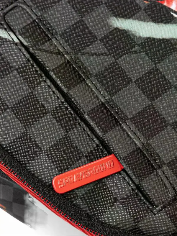 SPRAYGROUND Check-pattern Graphic-print Backpack