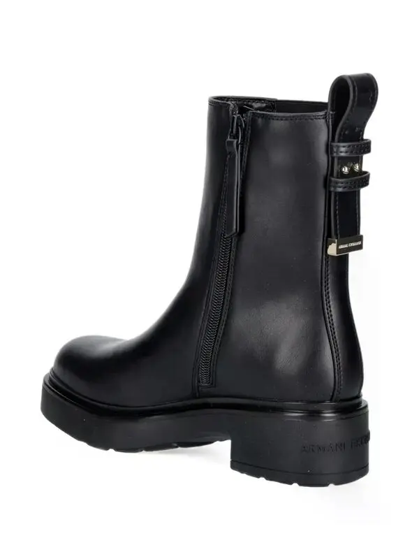 Armani Exchange Elasticated-panel Chelsea Boots