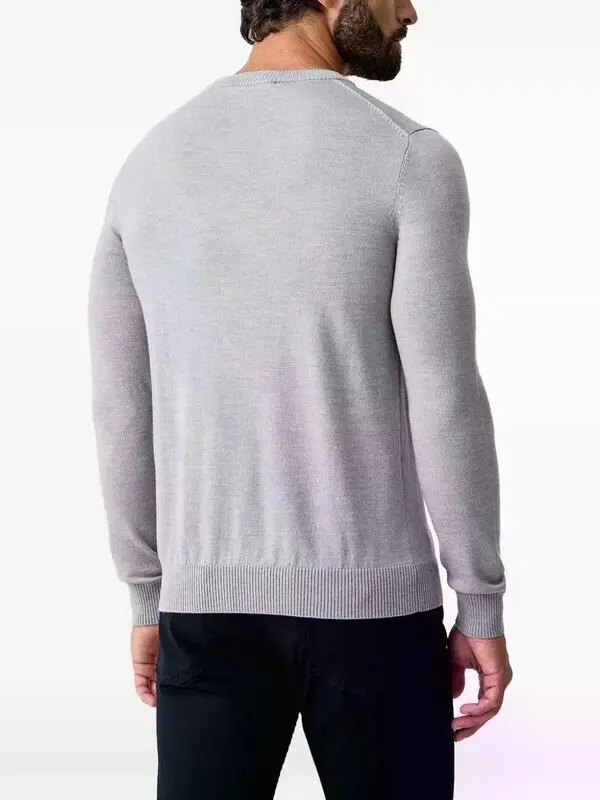 TRUSSARDI Embroidered-logo Crew-neck Sweater
