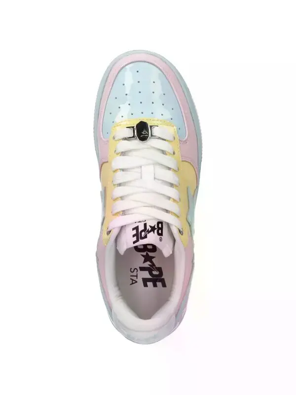 A BATHING APE Sta Leather Low-top Sneakers
