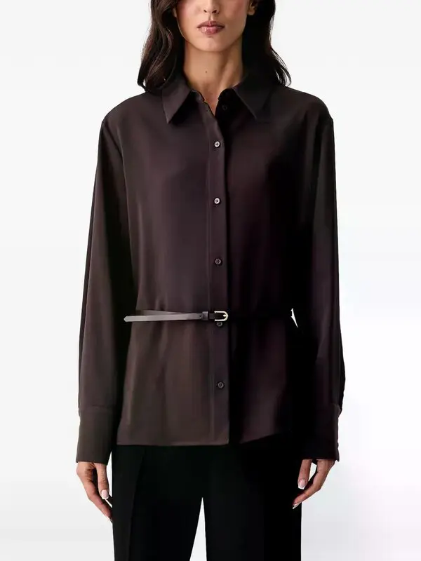 Armani Exchange Belted Button-up Shirt