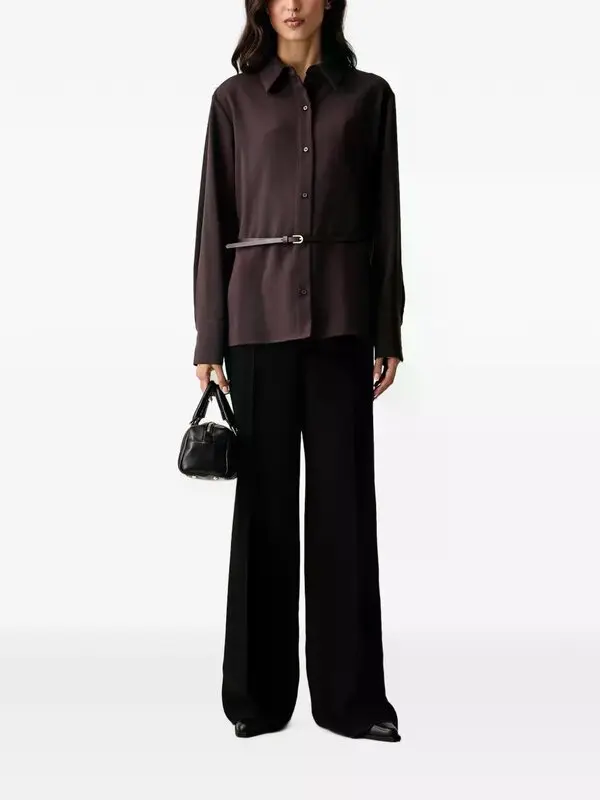 Armani Exchange Belted Button-up Shirt