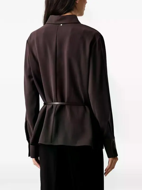 Armani Exchange Belted Button-up Shirt