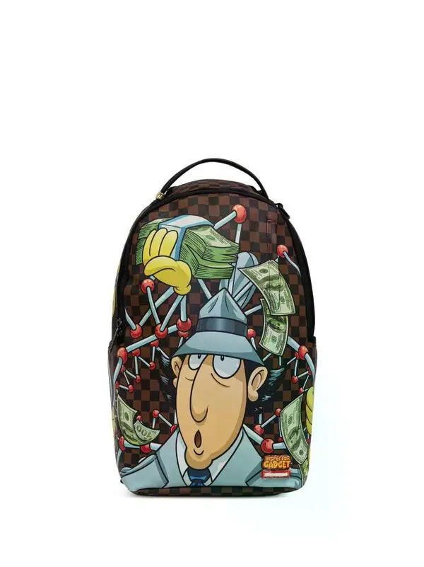SPRAYGROUND Inspector Gadget Check-pattern Backpack