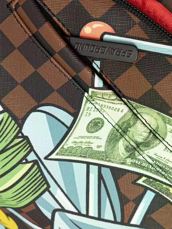 SPRAYGROUND Inspector Gadget Check-pattern Backpack