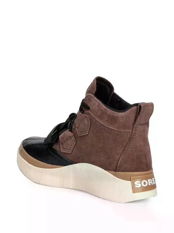 Sorel Bow-detail Panelled Ankle Boots