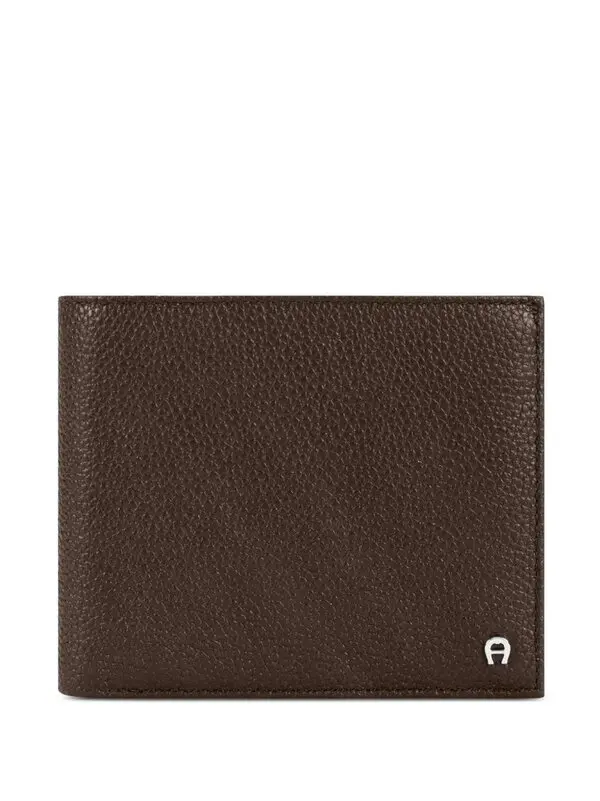 AIGNER Mica Combination Leather Wallet - Brown