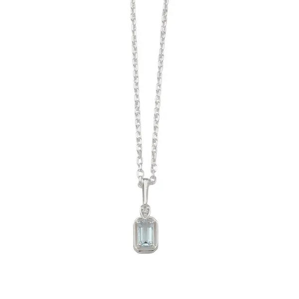VON TRESKOW Maeve Sky Blue Topaz Necklace