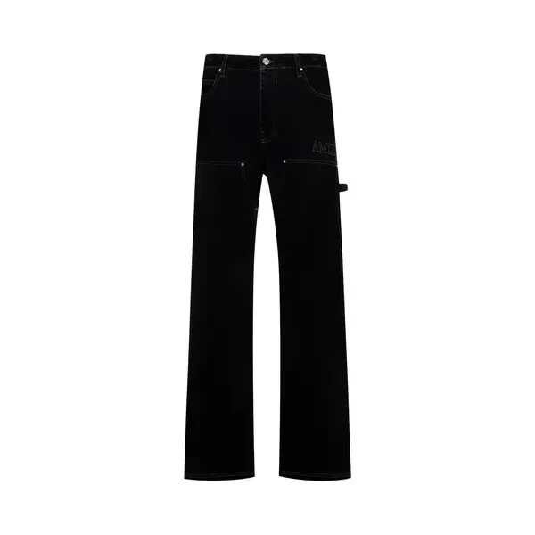 Amiri Flock Denim Carpenter Jean