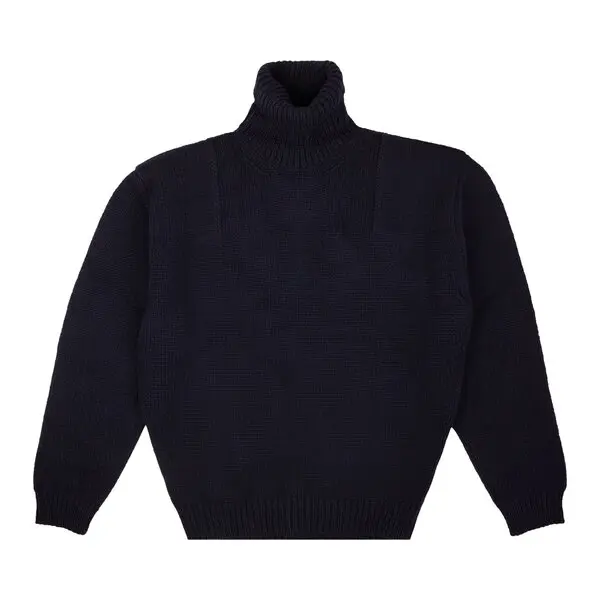 Prada Shetland Turtleneck Sweater - Blue
