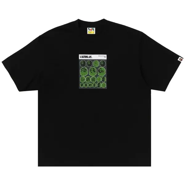 A BATHING APE Sticker Graphic Relaxed Fit Tee