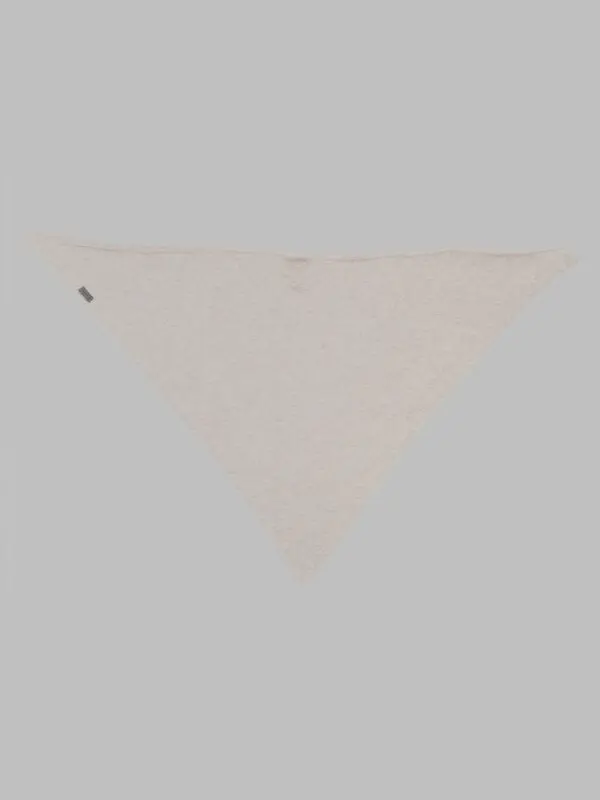 Brunello Cucinelli Foulard-style Cashmere Scarf 60cm X 60cm With Monile Detail - Grey