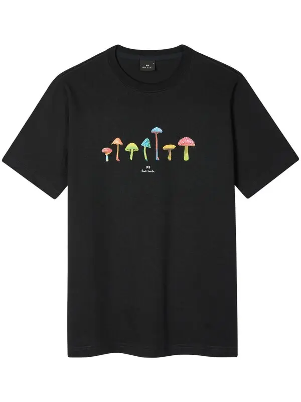 Paul Smith Organic Cotton T-shirt For - Black