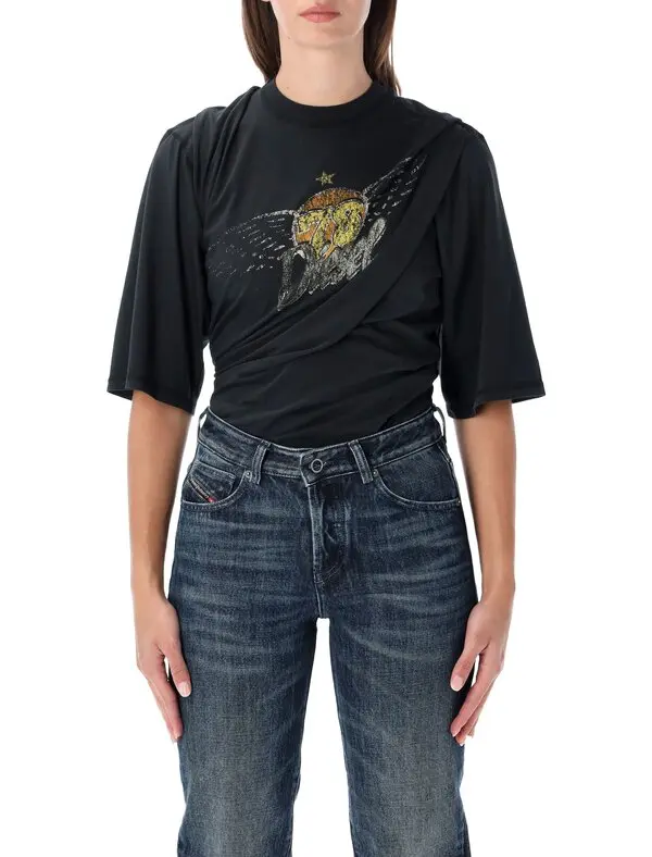 DIESEL® Graphic Print Short-sleeve Top