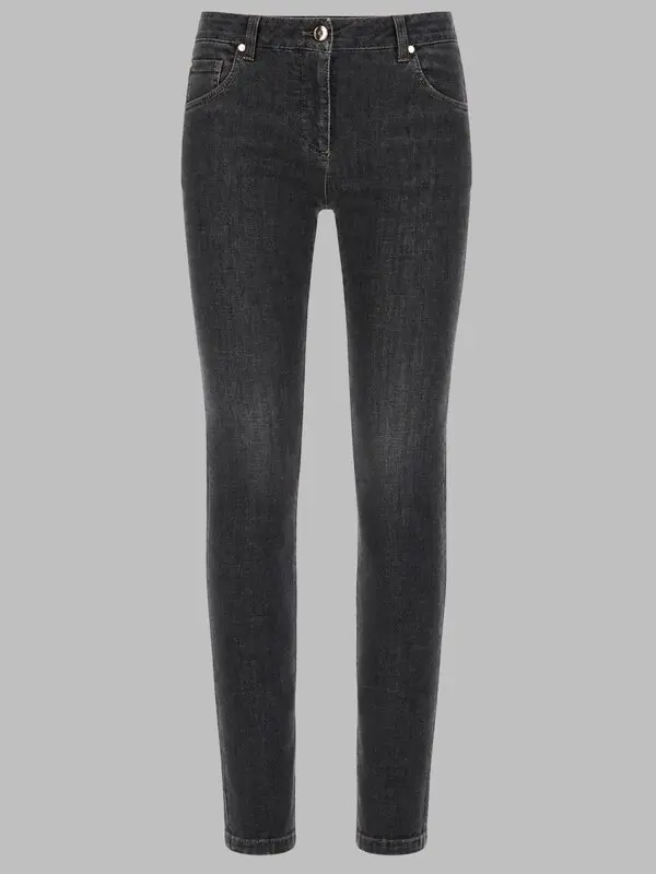 Brunello Cucinelli Slim Fit Five-pocket Denim Pants