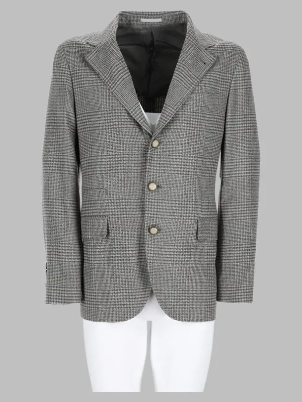 Brunello Cucinelli Monopetto Wool-blend Sports Jacket With Cashmere & Elastane