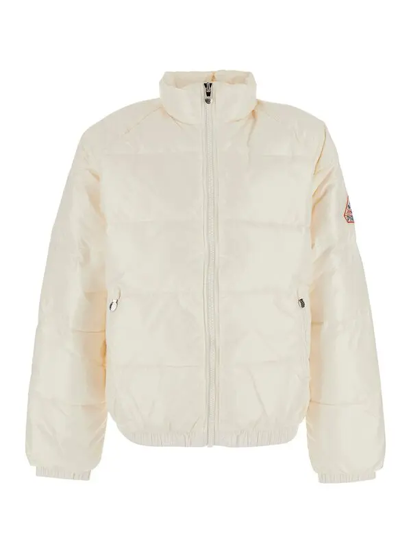 Pyrenex High-neck Quilted Down Jacket With Logo Sleeve Patch