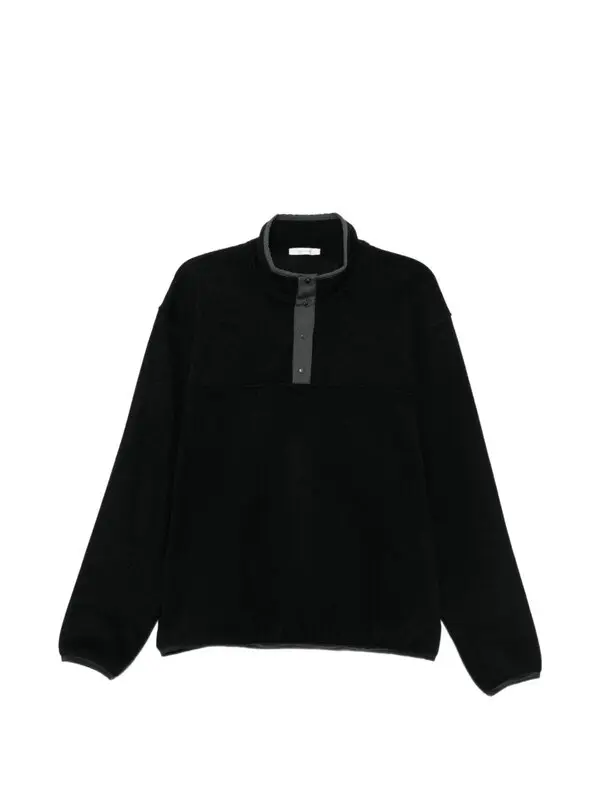 THE ROW Maury Fleece Sweater - Black