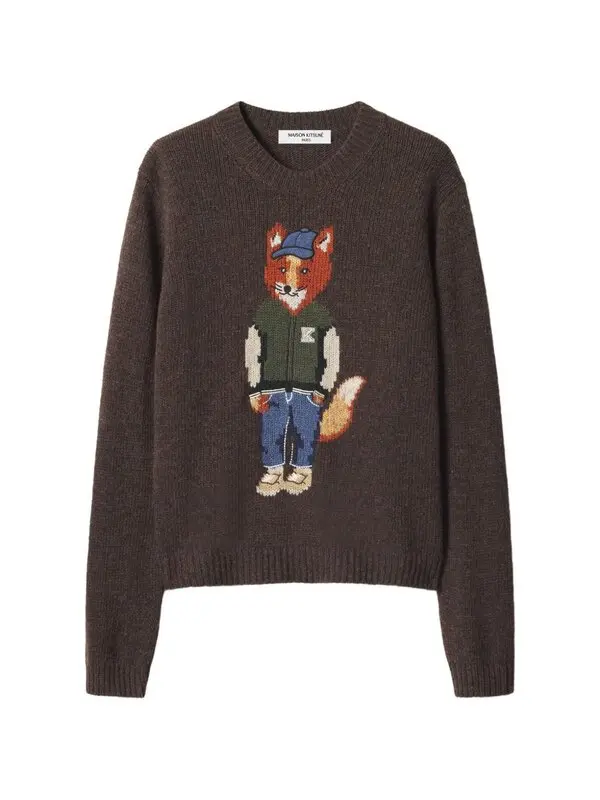 Maison Kitsuné Dressed Fox Wool Jumper