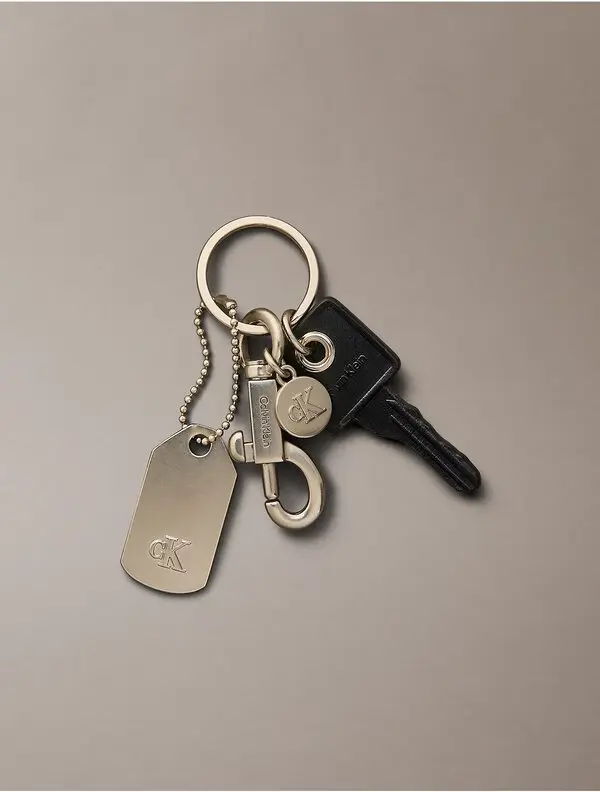 Calvin Klein Bold Monogram Card Holder & Key Fob