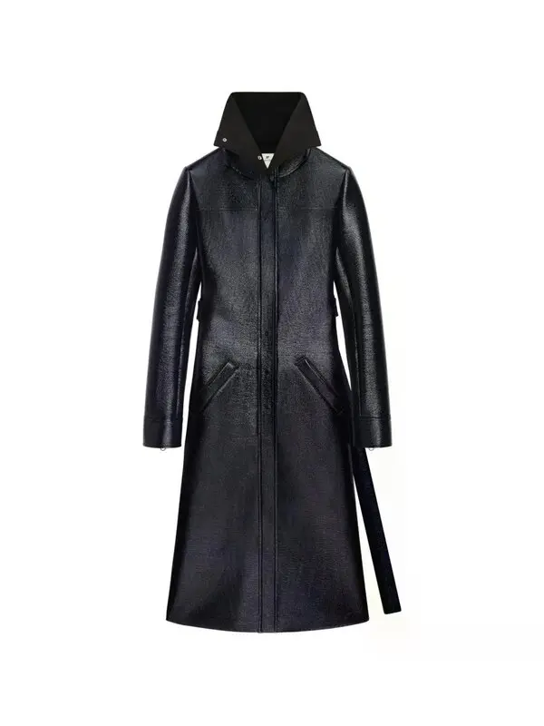COURREGES High-collar Vinyl Coat