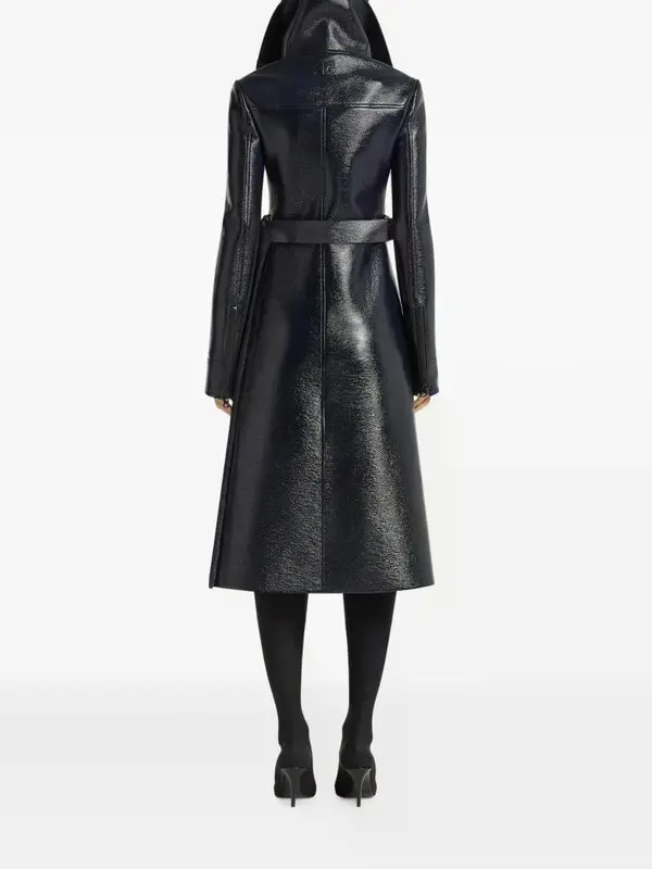 COURREGES High-collar Vinyl Coat
