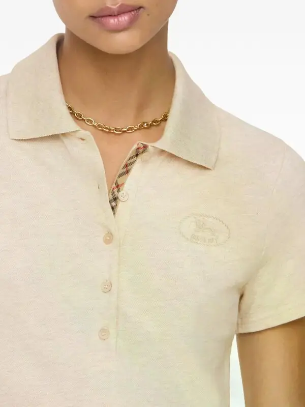 Burberry Cotton Polo Shirt Dress