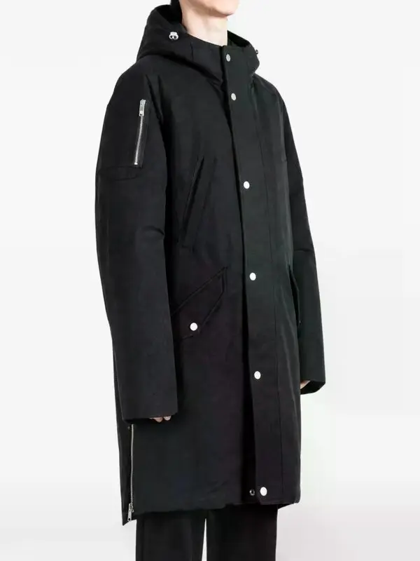 Moose Knuckles Logo-plaque Hooded Parka Coat