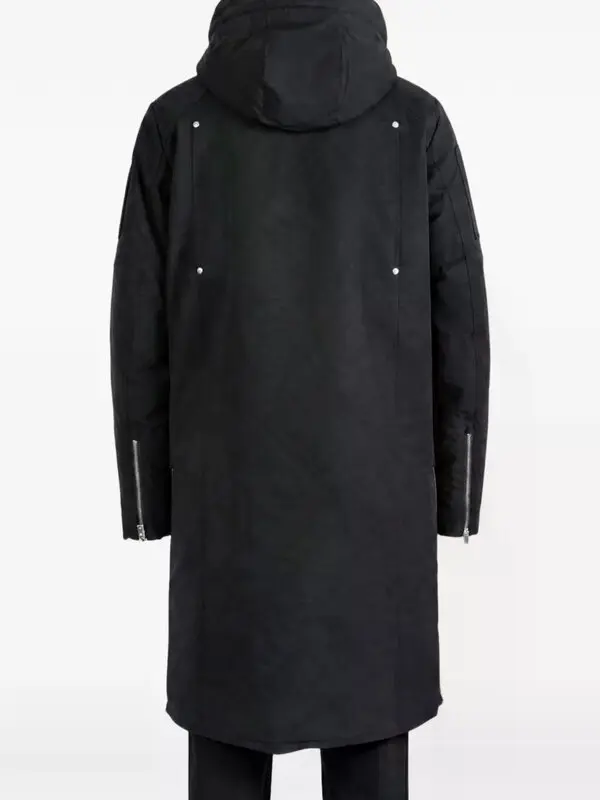 Moose Knuckles Logo-plaque Hooded Parka Coat
