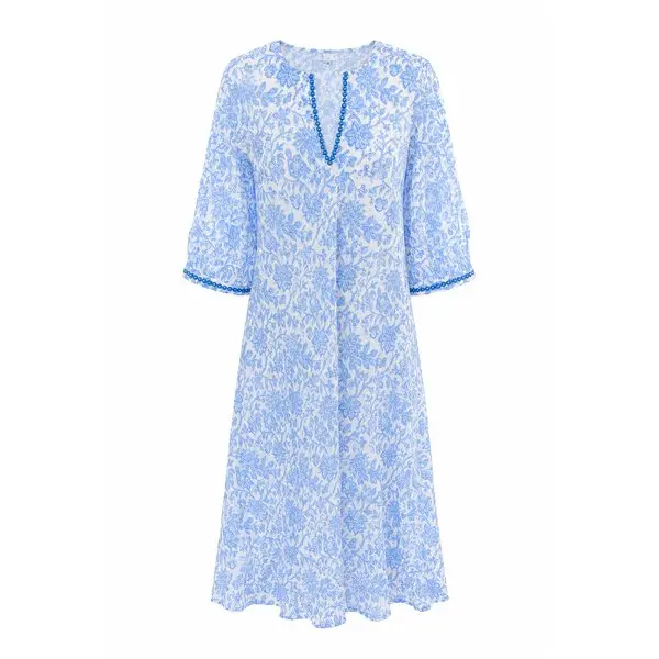 KAMINEE Floral Cotton Dress Sorrento