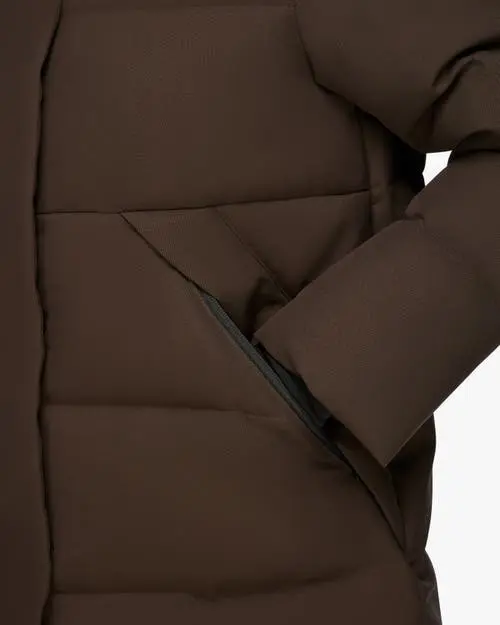 QUARTZ CO. Harper Edition | Hooded Down Winter Jacket - Alpine Bark