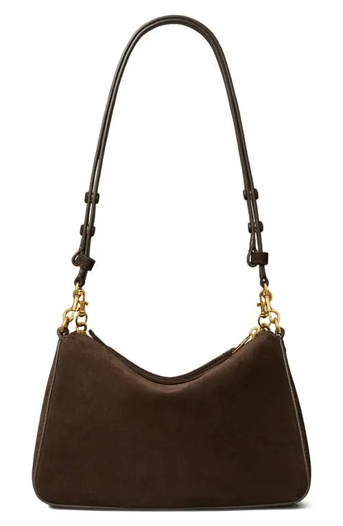 Tory Burch Perry Small Suede Shoulder Bag