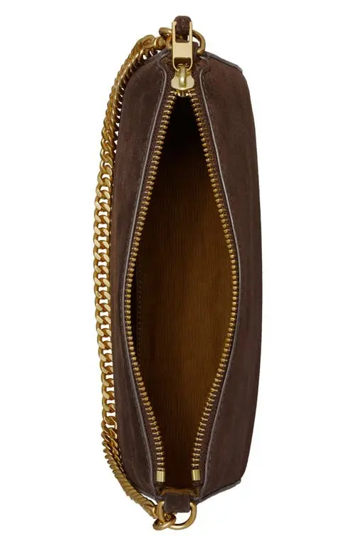 Tory Burch Perry Small Suede Shoulder Bag