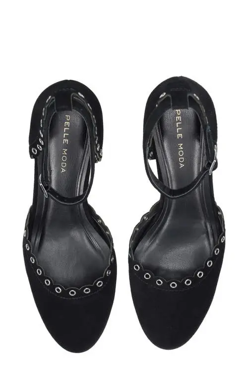 Pelle Moda Leana Platform Pump - Black