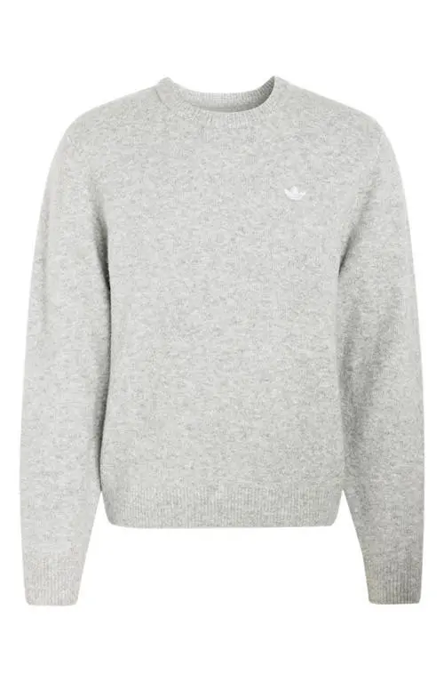 Adidas Trefoil Embroidered Crewneck Sweater