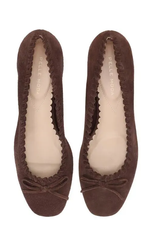 Pelle Moda Novie Leather Pump - Espresso