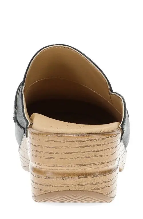 Dansko Lyric Leather Penny Loafer Clog