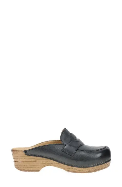 Dansko Lyric Leather Penny Loafer Clog