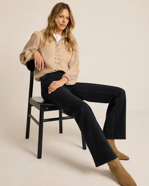 Mint Velvet Button Detail Blouse