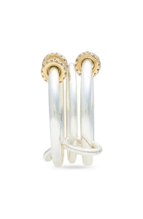 SPINELLI KILCOLLIN Jovie Sterling 18k Gold & Diamond Linked Ring