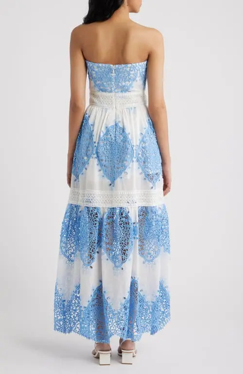 LAYERED WITH LOVE Antonella Strapless Midi Dress