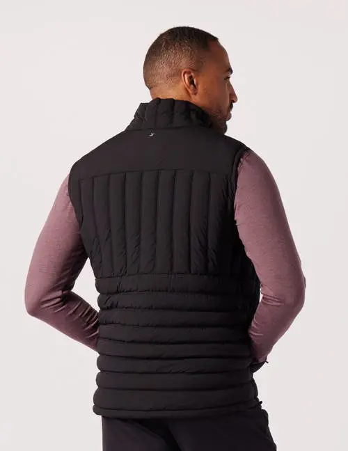 GLYDER Puffer Vest - Black